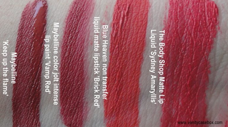 9 matte red lipsticks for Indian skin tones: With actual shades